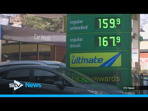 Across Scotland, the price of petrol and diesel is beyond £1.55 a litre