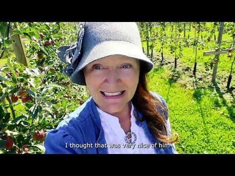 Visiting an apple farm in Telemark (Norway)