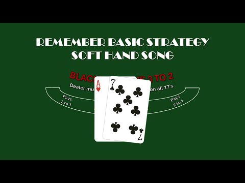 BlackJack Soft Totals Song - Remember Basic Strategy