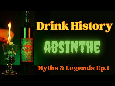 Absinthe's Myths & Legends | Drink History Halloween Edition | Absinthe Drink How To The Green Fairy