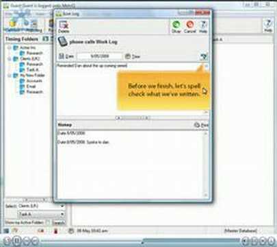 Adding Notes for your Icons: Hands Free Time Log Software