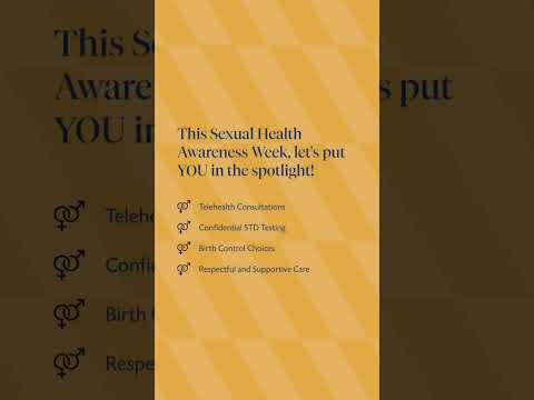 Sexual Health Awareness Week!