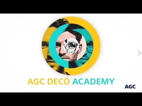 How did AGC select its new painted glass colours?