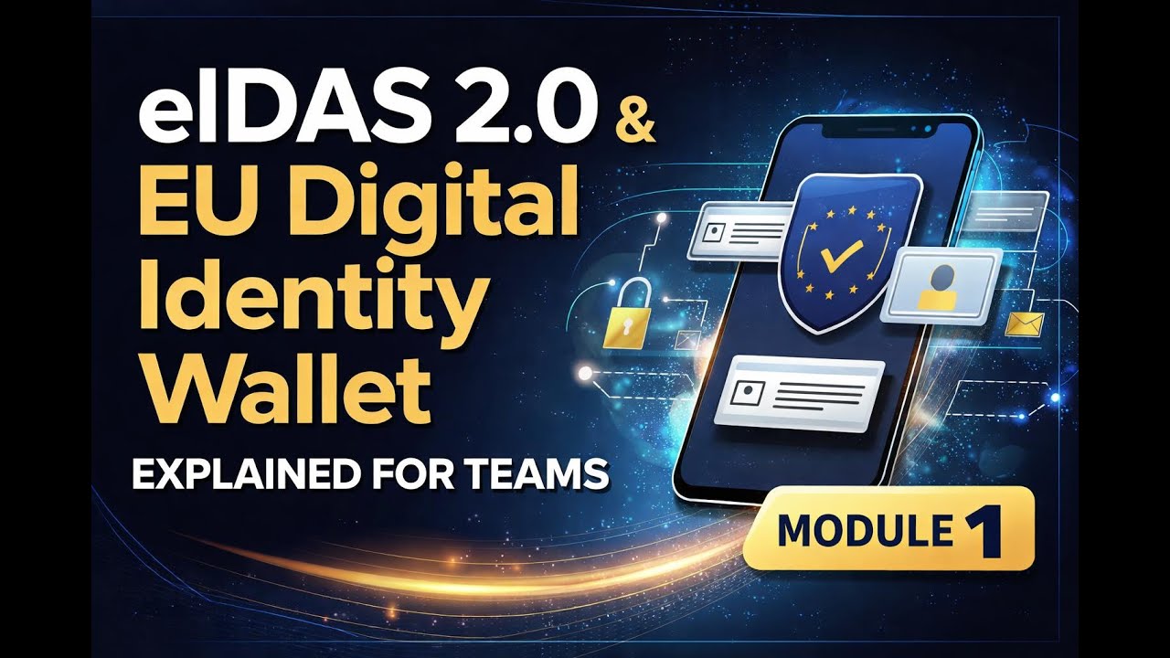 eIDAS 2.0 & EU Digital Identity Wallet Explained for Teams | Module 1.2
