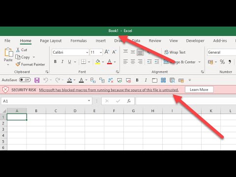 Formas de habilitar Macros Microsoft office Excel 365