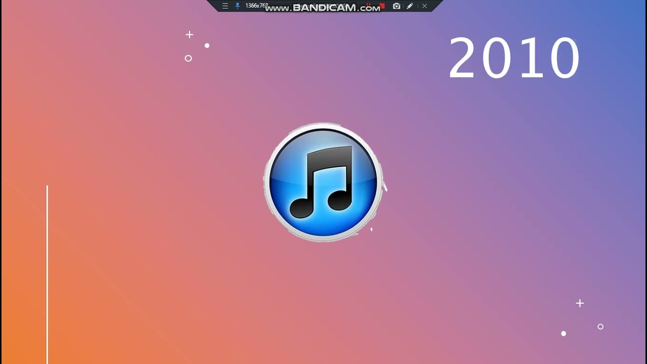 Evolution of iTunes logo (2001 - 2015)