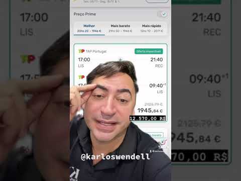 Valor da passagem Portugal 🇵🇹 Brasil 🇧🇷