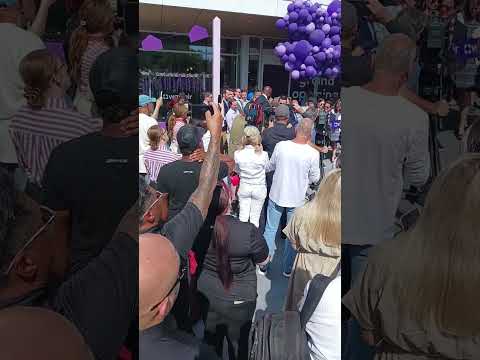 Grand opening of massive Wayfair store in Wilmette, IL. May 23, 2024
