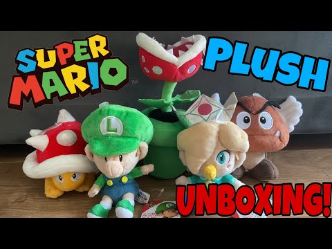 Super Mario Unboxing - UNBOXING 5 TAGGED SANEI SUPER MARIO ALL STAR COLLECTION PLUSHIES!!!