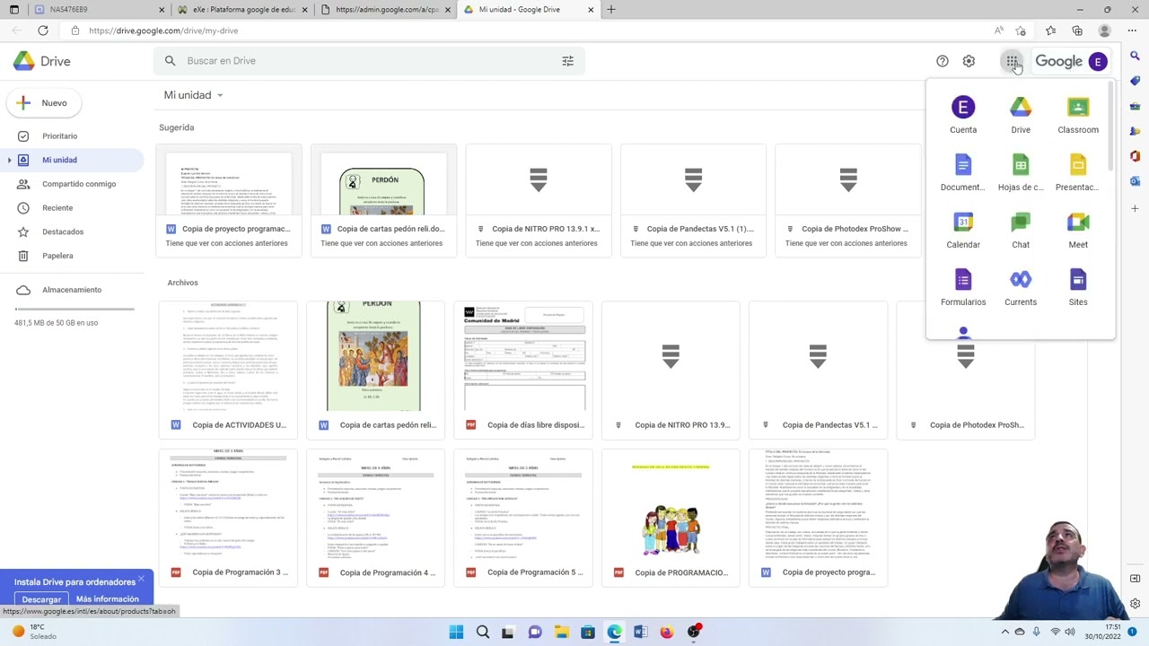Google con educamadrid