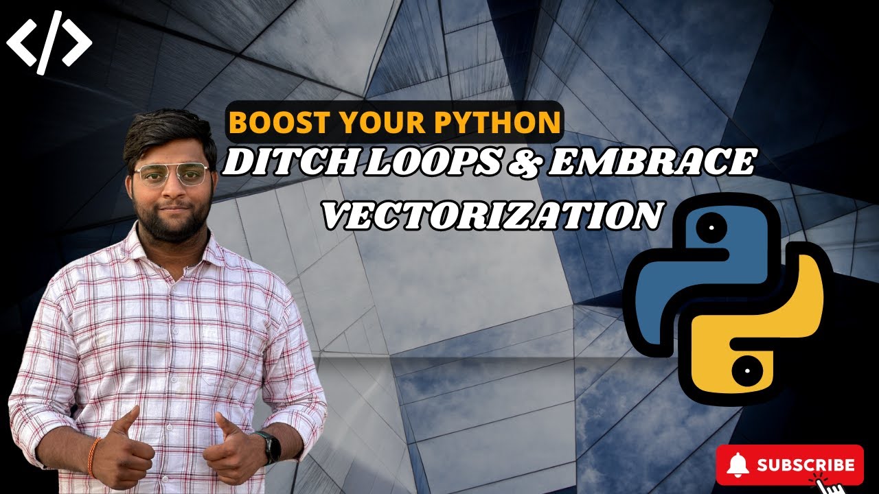 Difference Between Loops And Vectors | What is Vectorization | Vectorization Using Python #vector