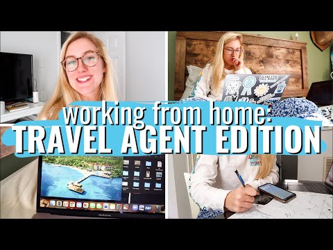 travel agent day in the life | working from home, vacation planning, and hiring business partners!
