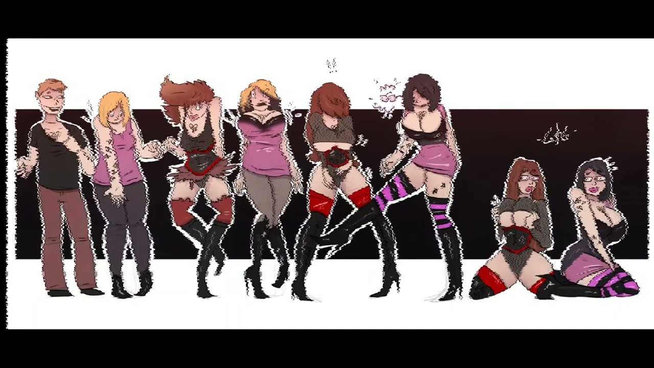 #3 Male to Female - Feminization - TG TF ---  DeviantArt Artists - Grumpy-TG