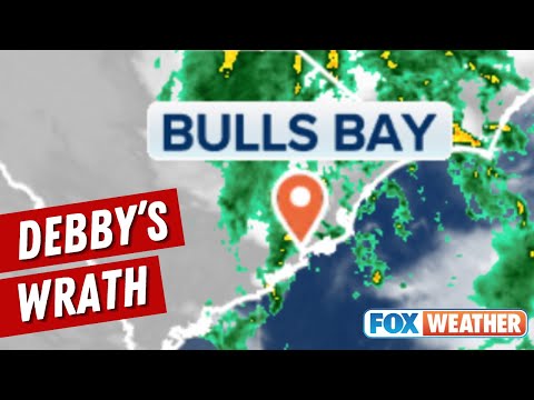 Tropical Storm Debby Makes Second Landfall In South Carolina