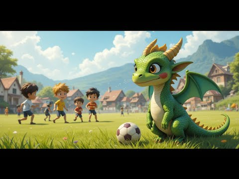 🐉 Finn and the Flying Football | Bedtime Story for Kids | Nighty Night Stories