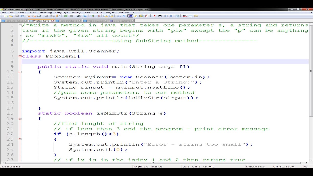 Problem 4 - Tuesday Tutorial - Java - Modulus % and IF then Else Statements AND OR && ||