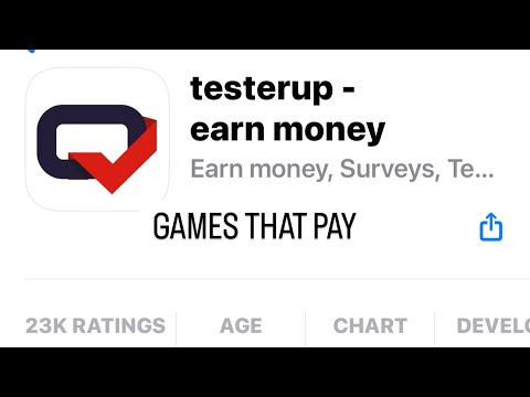 TESTER UP , GAMES THAT PAY