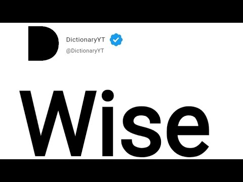 Wise Meaning in English
