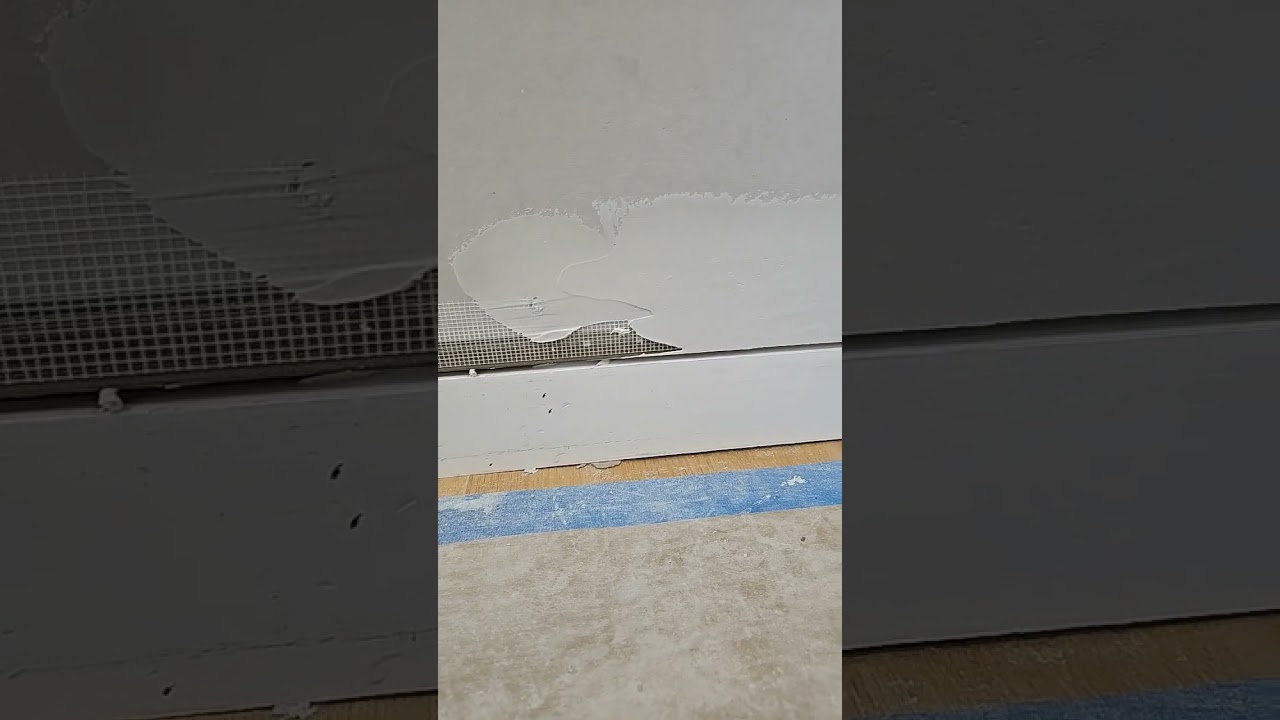 finishing flush reveal baseboard molding