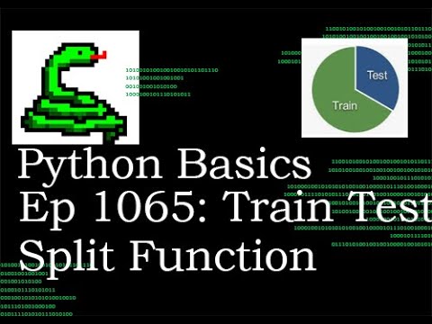 Python Basics Tutorial Train Test Split Function || Machine Learning Journey