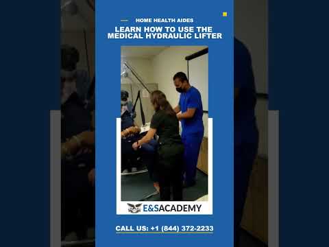 Get Certified as a Home Health Aide or Patient Care Technician and learn how to use the Hoyer Lifter