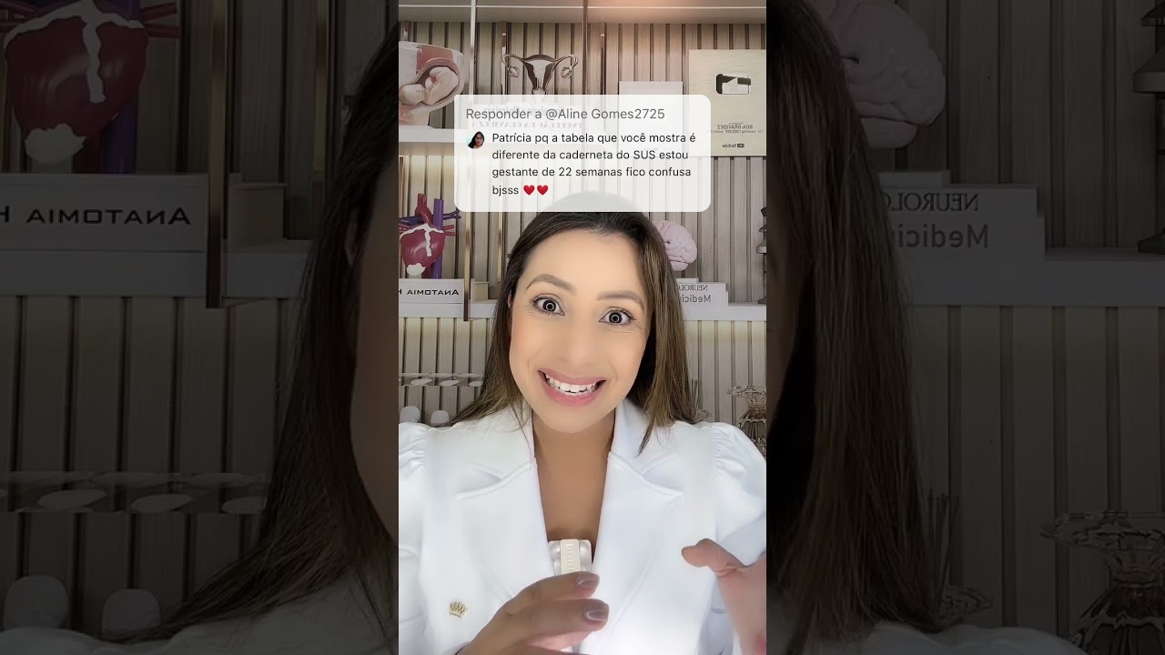 Por que a tabela de gravidez que você mostra é diferente da caderneta do sus?