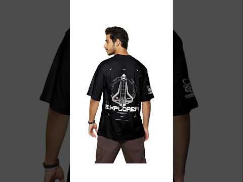 NASA T-Shirt for Men π | Oversized Graphic Cotton Tee | Space Explorer Look! π #shorts