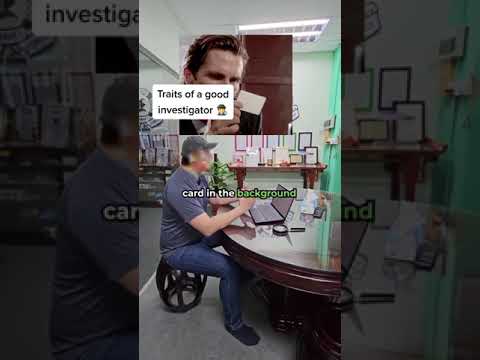 What are the traits of a good private investigator?