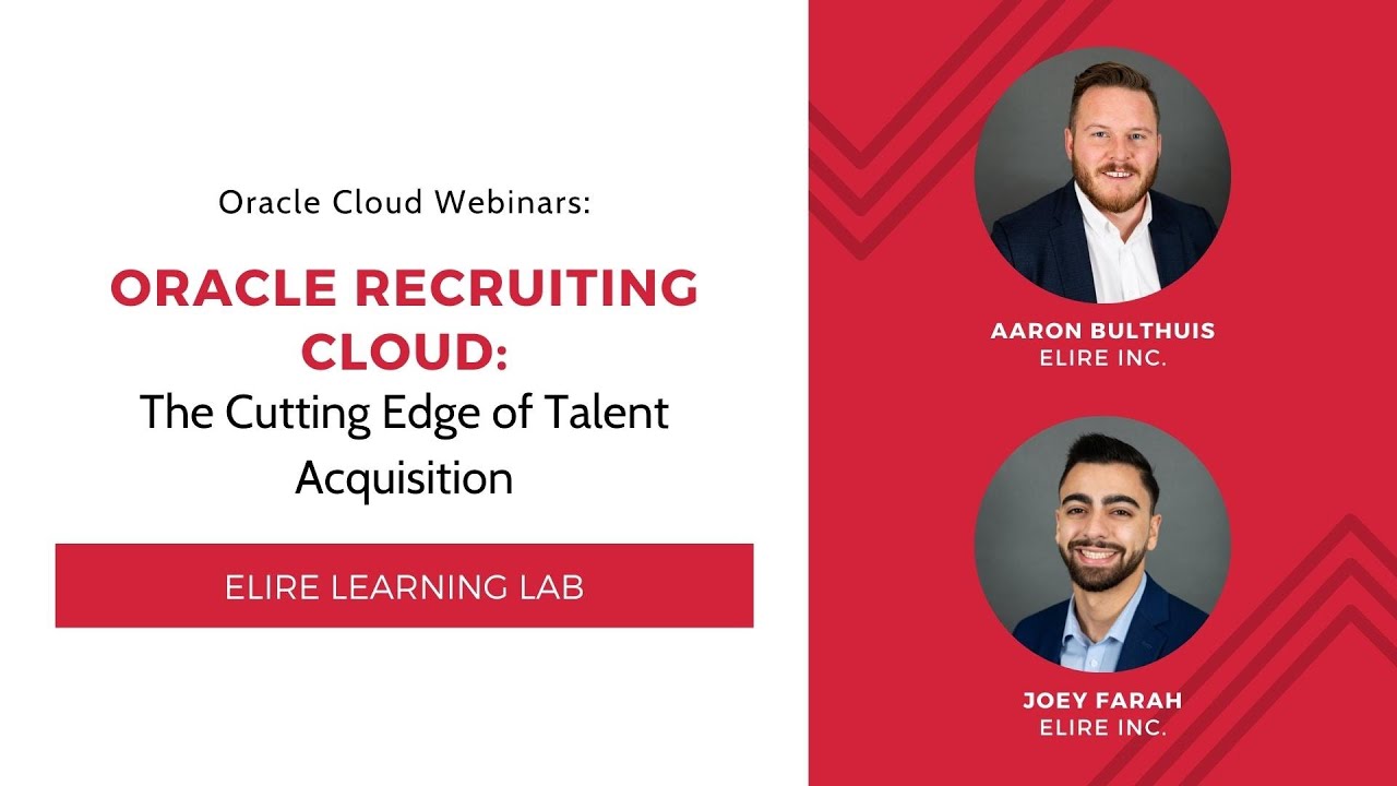 Oracle Recruiting Cloud – The Cutting Edge of Talent Acquisition