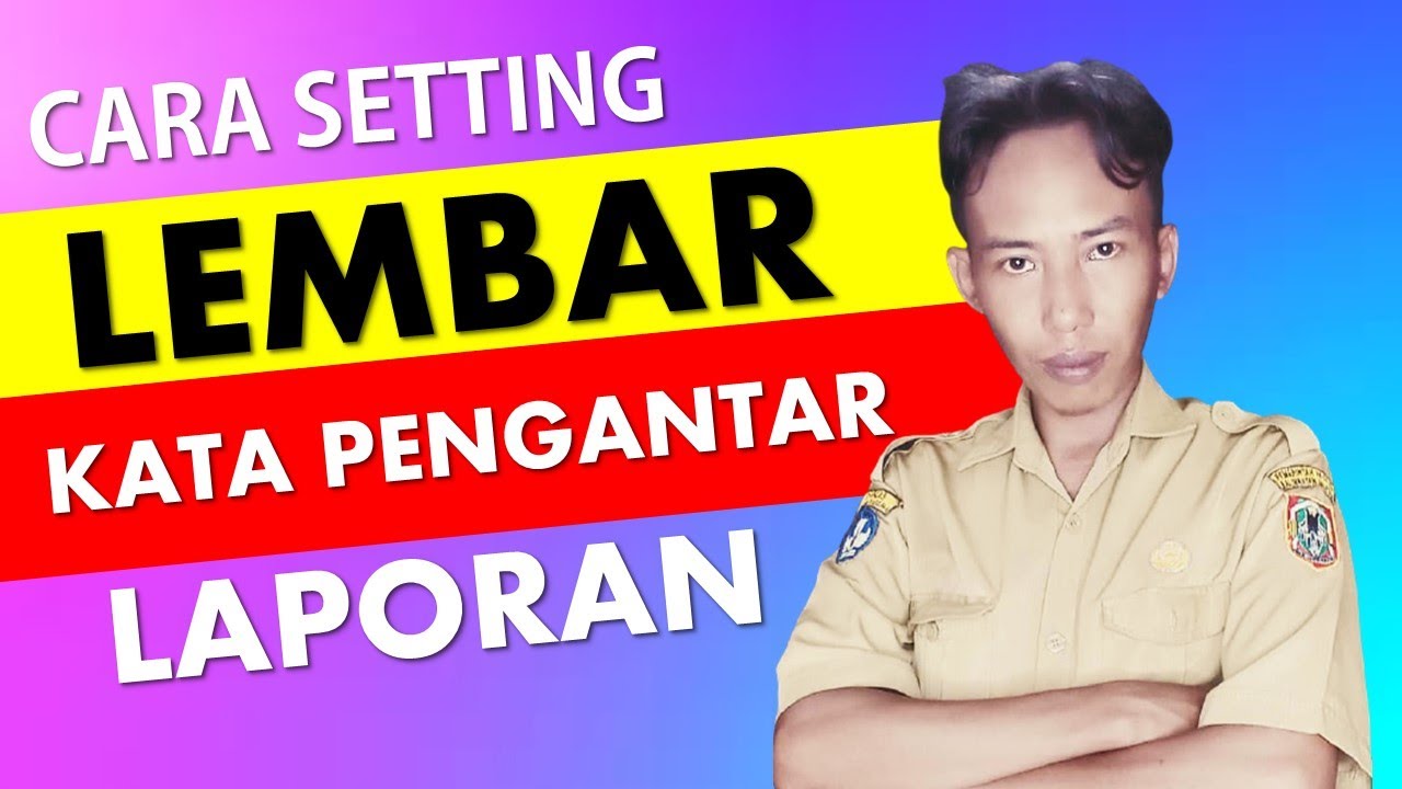 Membuat Kata Pengantar Laporan Magang (Prakerin)