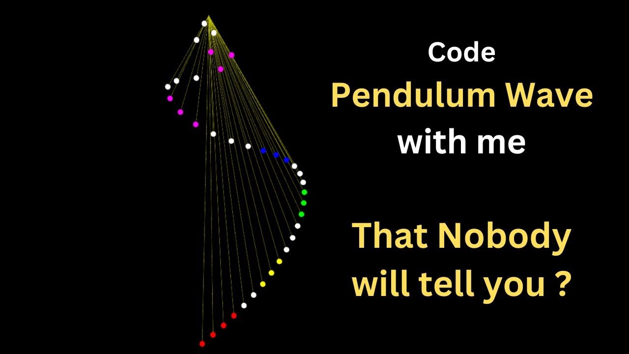 Pendulum Wave : vpython 36