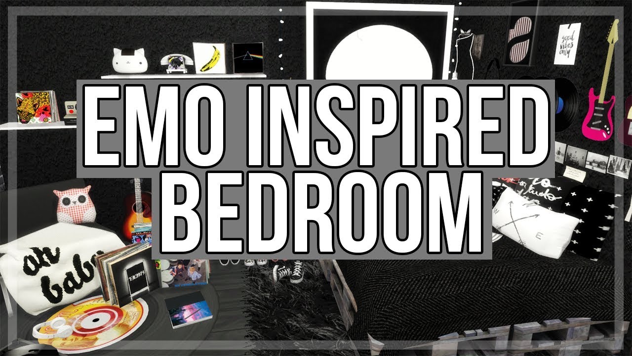 The Sims 4: Room Build || Emo Inspired Bedroom