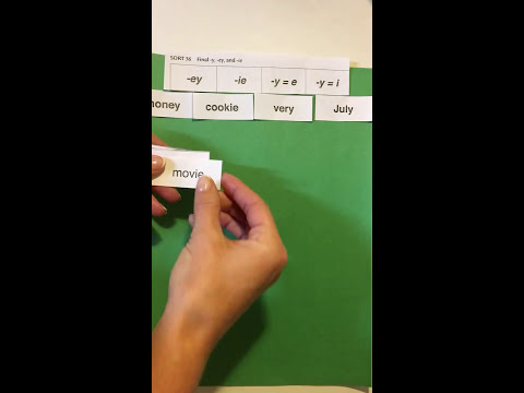 SA sort 36 final -y -ey -ie