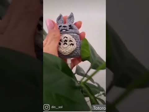 My Neighbor TOTORO 🌱#airpodscase #crochet #totoro #amigurumi#stidioghibli