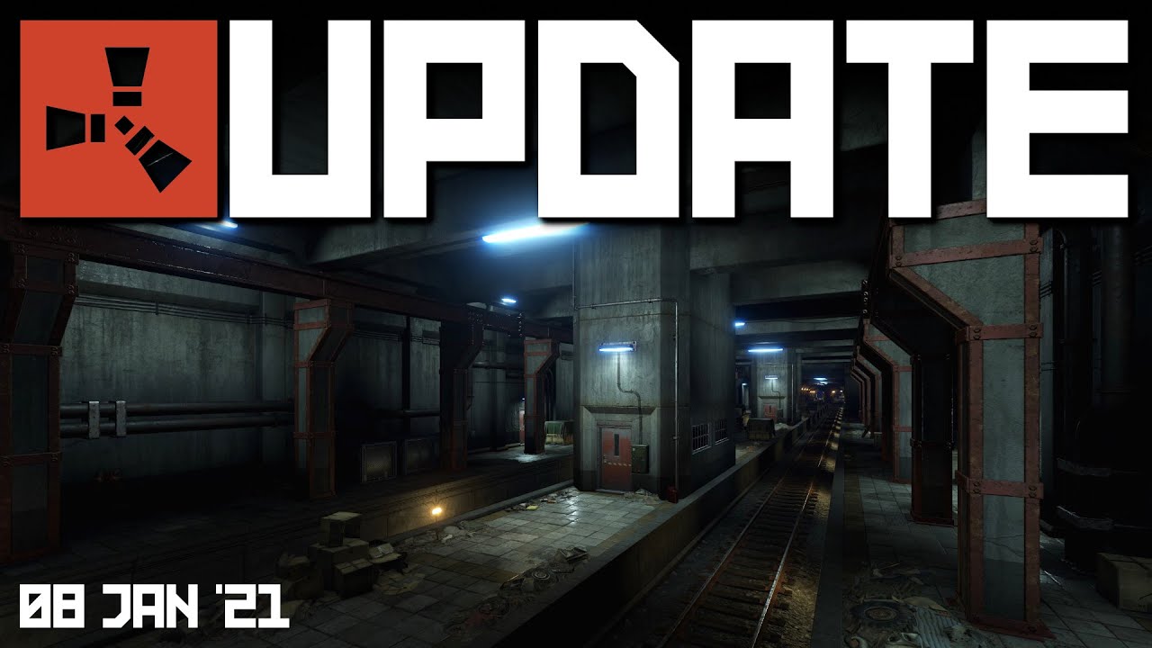 Twitch Drops, BP Wipe & Train Tunnels exclusive | Rust Update 8th January 2021