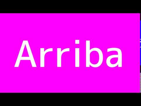 How to say Up in Spanish