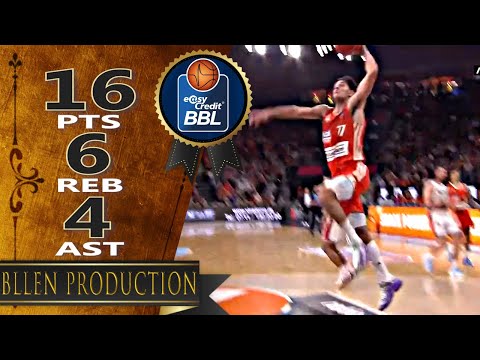 Ben Saraf - 16 Pts, 4 Ast, 1 Charges Drawn Highlights|ratiopharm Ulm vs Wurzburg Baskets|2025.06.12