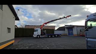 Bortinis sunkvežimio Scania G490 8X4 CRANE Palfinger PK 42002 SH+JIB ...