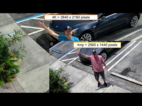 4mp vs 4K IP Camera Video Comparison (4mp vs 8mp)