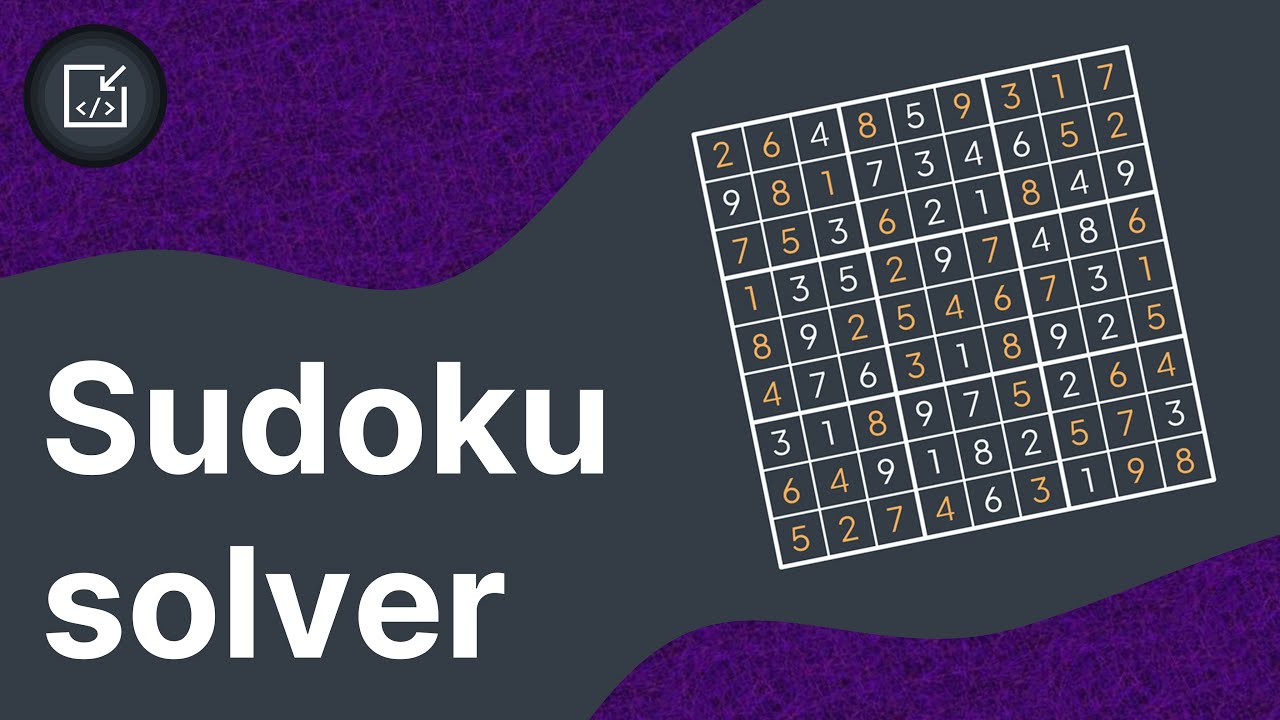 Let's make a sudoku solver in 5 minutes (Backtracking) - Inside code