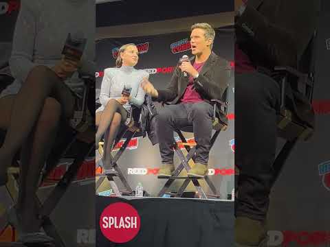 Millie Bobby Brown And Chris Pratt Chat During The New York Comic Con 2024