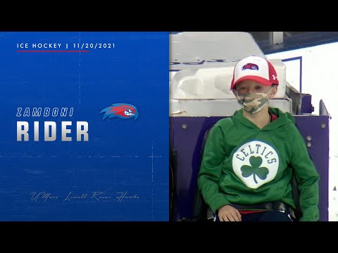 UMass Lowell Hockey | Zamboni Rider | Jordan Laplaca | Nov. 20, 2021