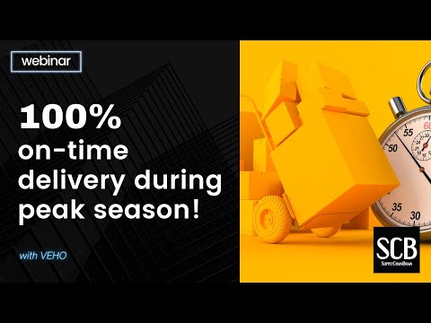 100% on-time delivery during peak season!