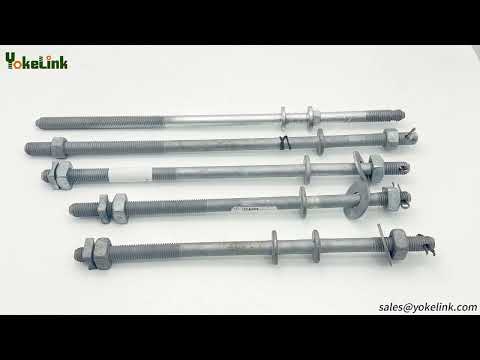 ANSI/IEEE Std C135.31 Spool Bolts Hot DIP Galvanized Forged Single Double Upset for Poleline Utility