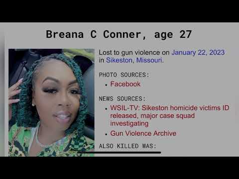 SIKESTON MO JAN 22 2023 BREANA C. CONNER 27 & HER HUSBAND 33 SHOT KILLED. HUSBAND DIED AT THE SCENE