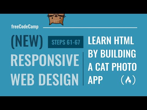Learn HTML by Building a Cat Photo App - Steps 61-67