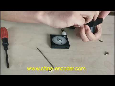 How to assemble the rotary encoder with machanism BSL GA55B?