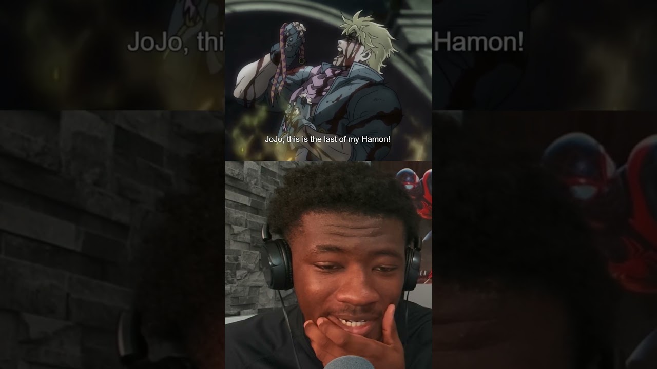 CAESAR DEATH JJBA REACTION 🥲 #jjba #jojosbizzareadventure #shorts