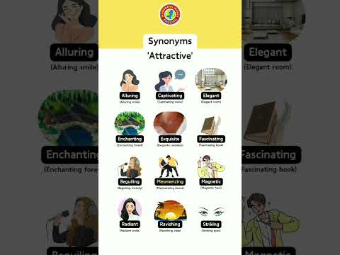 Synonyms for attractive | English lesson