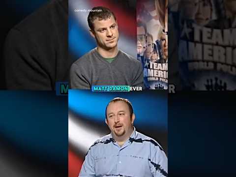 Why Team America used Matt Damon #shorts #southpark #teamamerica